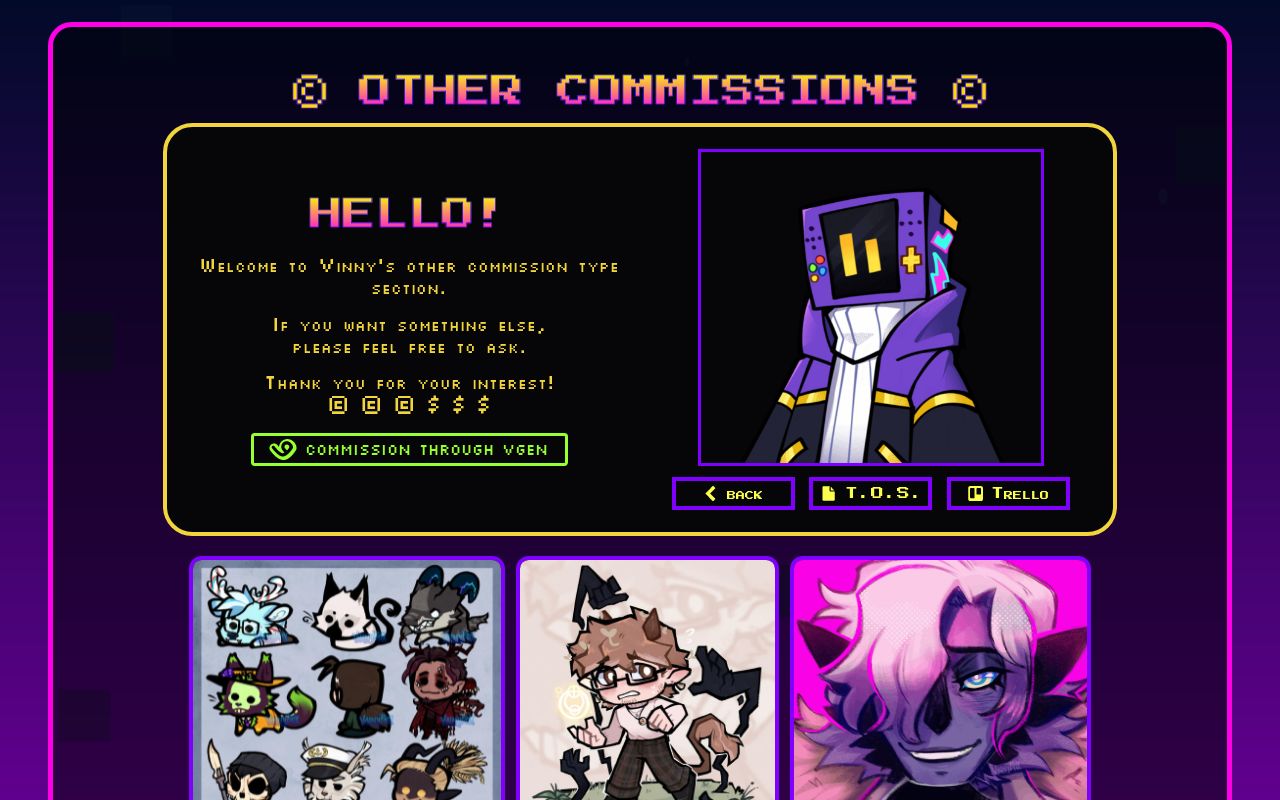 Other commission types